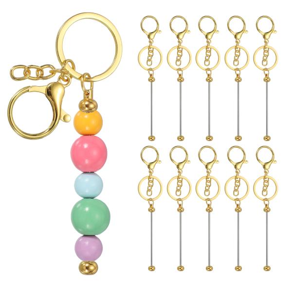 【本商品は海外出荷】お届けは通常20-30日を頂いております。素材：金属；カラー：金色；ビーズロッドの利用可能な長さ：7.7cm / 3.03インチ；総長：14.8cm / 5.83インチ；金属ロッドの直径：2mm / 0.08インチ；梱包...