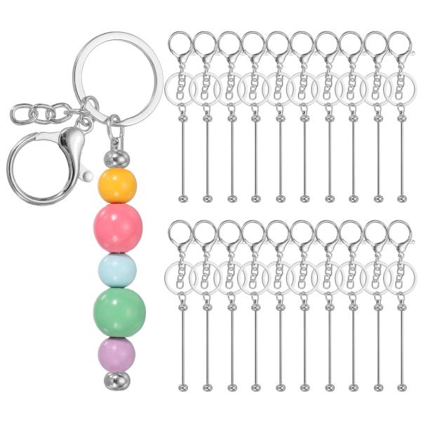 【本商品は海外出荷】お届けは通常20-30日を頂いております。素材：メタル；カラー：シルバー；ビーディングロッドの利用可能な長さ：7.7cm / 3.03インチ；総長：14.8cm / 5.83インチ；メタルロッドの直径：2mm / 0.0...