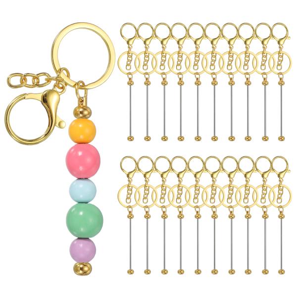 【本商品は海外出荷】お届けは通常20-30日を頂いております。素材：金属；カラー：金色；ビーズロッドの利用可能な長さ：7.7cm / 3.03インチ；総長：14.8cm / 5.83インチ；金属ロッドの直径：2mm / 0.08インチ；梱包...