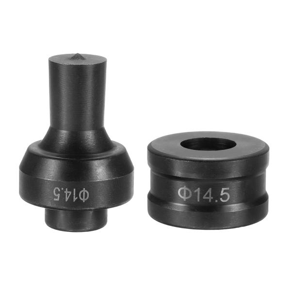 【本商品は海外出荷】お届けは通常20-30日を頂いております。サイズ - パンチ金型形状: 丸型; 上型穴径: Φ14.5mm; 硬度: HRC56-58; 上型高さ: 44mm/1.73インチ; 下型高さ: 20mm/0.79インチ; 下...