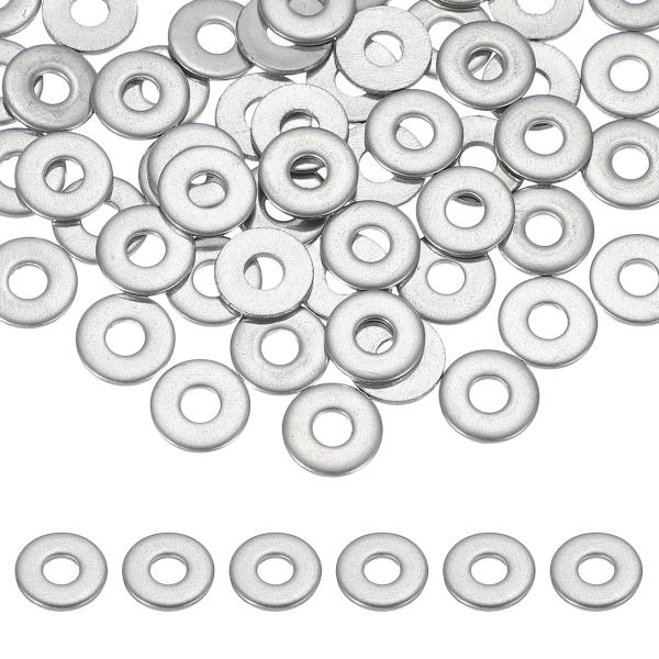【本商品は海外出荷】お届けは通常20-30日を頂いております。仕様: 色: シルバー。材質: 304 ステンレススチール (18-8)。ワッシャー寸法: M3 x 9mm。全体のサイズ: 9 x 3 x 1 mm (外径*内径*高さ)。梱包...