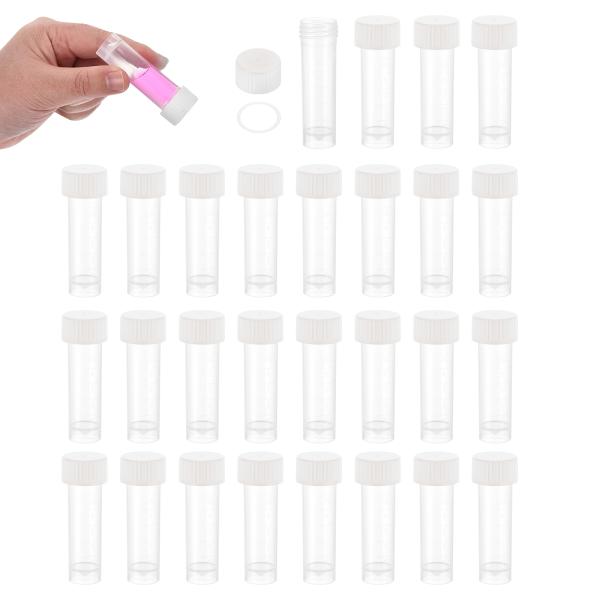 【本商品は海外出荷】お届けは通常20-30日を頂いております。仕様: キャップのカラー： ホワイト; ボトルのカラー： 透明; 材料: PP（ポリプロピレン）; 容量: 5ml; ボトル口の外径: 17.3 mm / 0.68インチ; ボト...