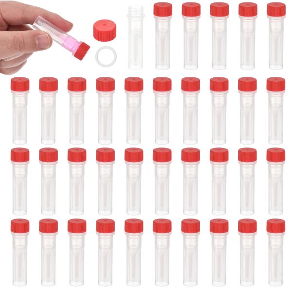 【本商品は海外出荷】お届けは通常20-30日を頂いております。仕様: キャップのカラー： 赤; ボトルのカラー： 透明; 材料: PP（ポリプロピレン）; 容量: 0.5ml; ボトル口の外径: 12mm / 0.47インチ; ボトルの高さ...