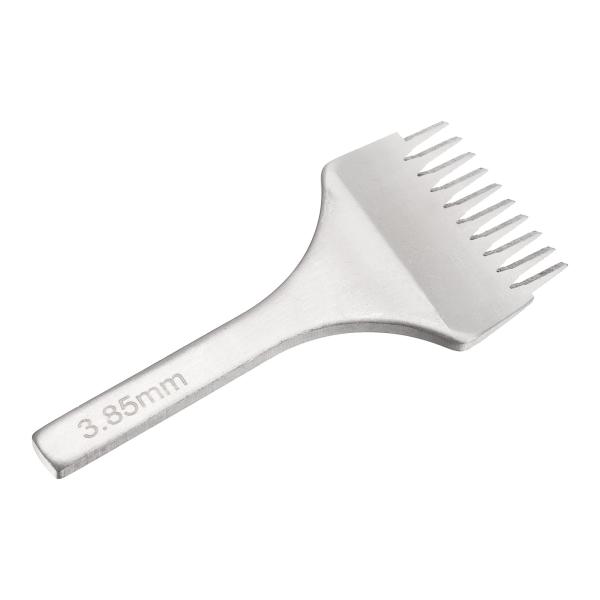 【本商品は海外出荷】お届けは通常20-30日を頂いております。サイズ - 長さ：100 mm / 3.94インチ; 幅：42 mm / 1.65インチ; プロング間隔：3.85 mm / 0.15インチ; 梱包リスト：1個*ホワイトレザー縫...