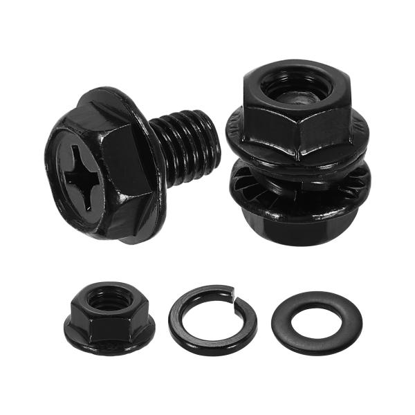 【本商品は海外出荷】お届けは通常20-30日を頂いております。サイズ＆パッケージ:ピッチ長:1.25mm/0.05インチ;ねじ長:10mm/0.39インチ;全体サイズ:17x13 mm/0.67x0.51インチ(L*W);ヘッド径:17.5...