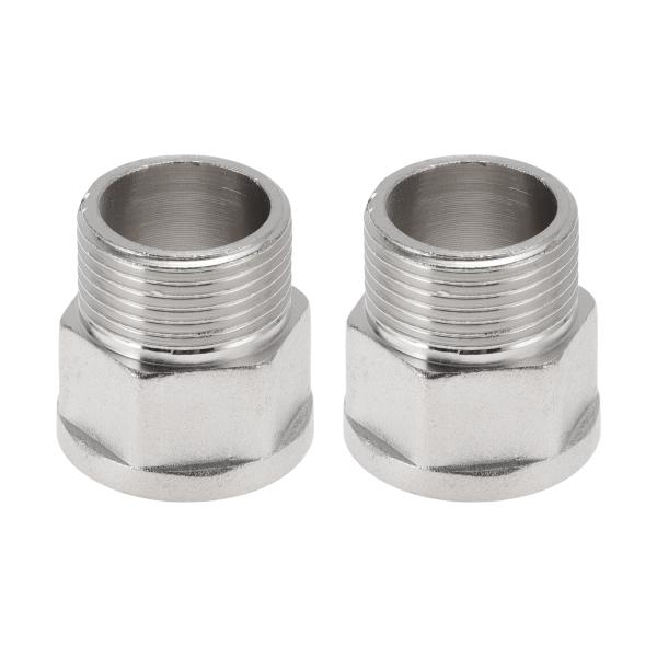 【本商品は海外出荷】お届けは通常20-30日を頂いております。精密寸法パイプ継手: スレッド: 25mm / 3/4"メス x 3/4"オス; 長さ: 32mm / 1.26"; 使用範囲: -100°F から +660°F (-73°C ...