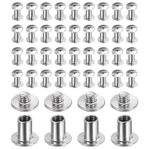 【本商品は海外出荷】お届けは通常20-30日を頂いております。サイズ - シカゴスクリューのサイズは：M4x8mm; ヘッド直径：9mm / 0.35"; 男性ねじサイズ：M4x3 mm; シャンク長さ：8mm / 0.31"素材 - シカ...