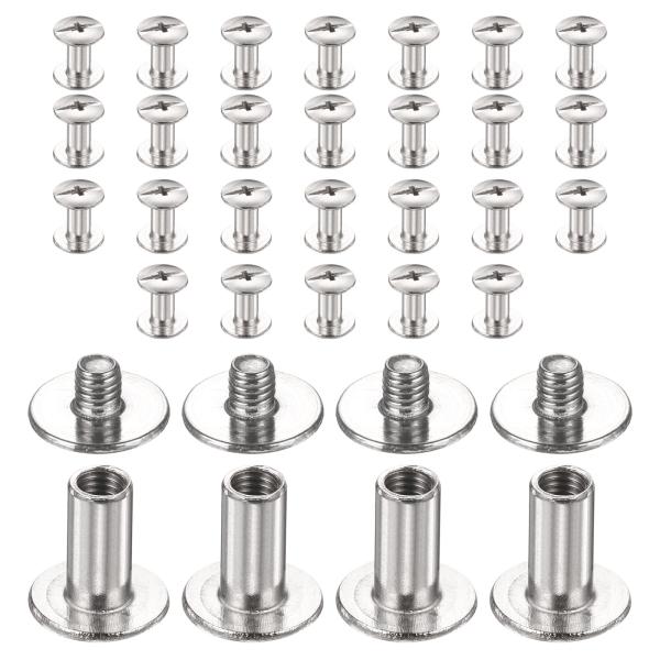 【本商品は海外出荷】お届けは通常20-30日を頂いております。サイズ - シカゴスクリューサイズ：M3x9mm；ヘッド径：8mm / 0.31インチ；雄ねじサイズ：M3x5mm；シャンク長さ：9mm / 0.35インチ材質 - シカゴ革リベ...