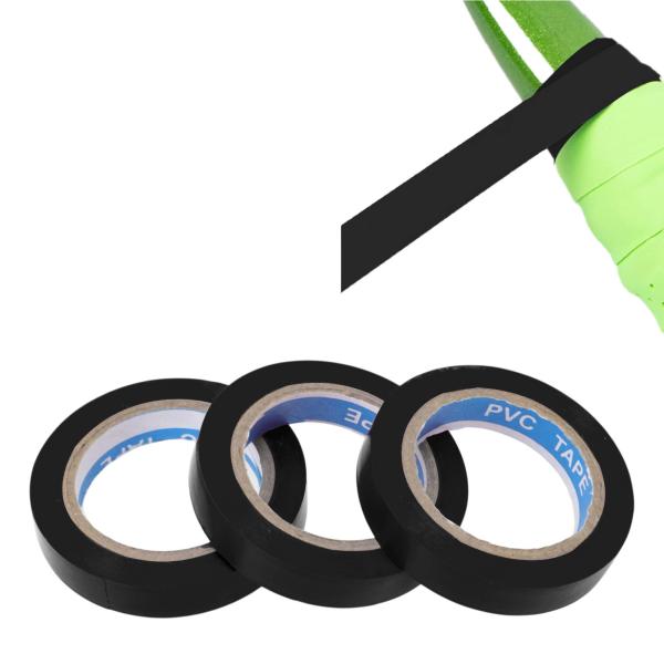 【本商品は海外出荷】お届けは通常20-30日を頂いております。【仕様】カラー：黒、サイズ：10m x 3卷セット【マルチユース対応】テニス/バドミントンラケット、野球バット、釣り竿、自転車ハンドルなど、スポーツ用品のグリップ固定はもちろん、...