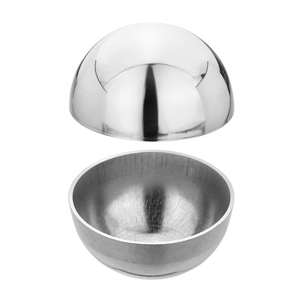 【本商品は海外出荷】お届けは通常20-30日を頂いております。[セット内容] - ステンレス鋼製中空半球2個、総サイズ51 x 25mm/2.01 x 0.98インチ(直径*高さ)、内径49mm/1.93インチ。手作業による測定のため若干の...