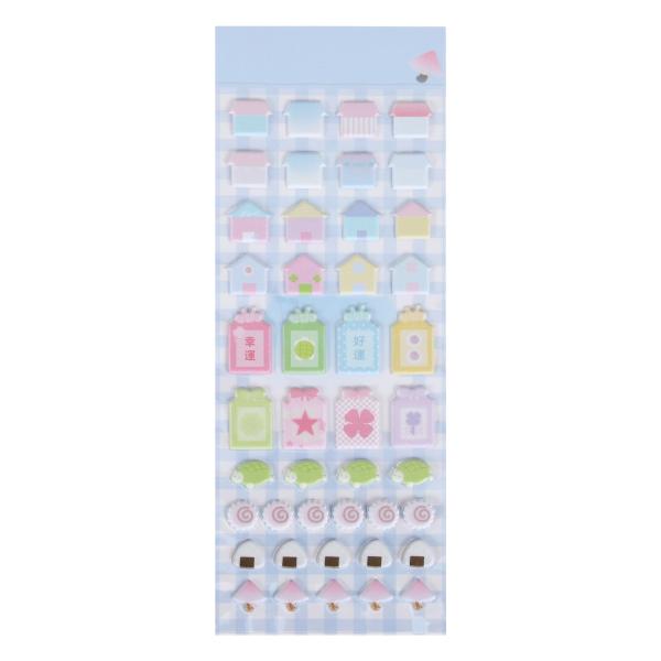 【本商品は海外出荷】お届けは通常20-30日を頂いております。【セット内容】立体シールが1枚含まれています。かわいい動物、スイーツ、植物など豊富なデザインで、手帳デコレーションから贈り物のラッピングまで、様々なシーンで活躍します。【良い素材...