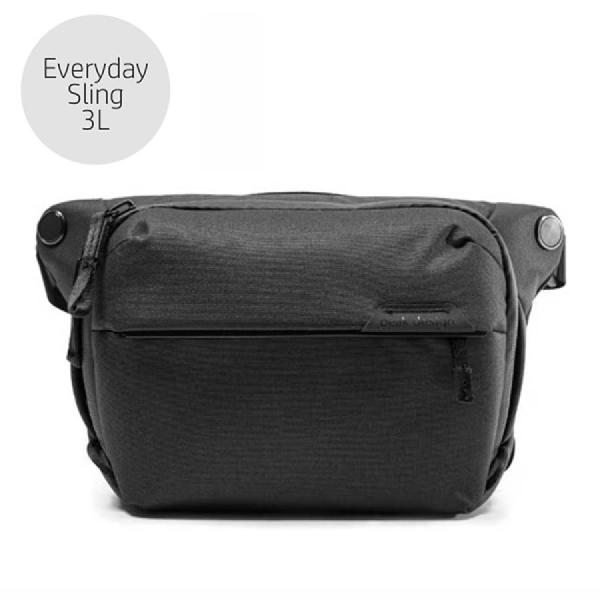 エブリデイ スリング 3L Everyday Sling 3Lエブリデイラインの中でもっとも小型で軽量なエブリデイスリング 3L。ミラーレスカメラ1台だけで身軽に撮影へ行きたいユーザーにぴったりな大きさです。フロントポケットはスマートフォン...