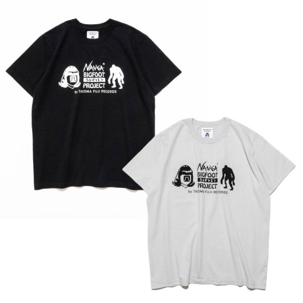 【BIGFOOT SURVEY PROJECT / ビッグフット サーベイ プロジェクト】　タコマフジレコードとNANGAの限定コラボT30TH ANNIVERSARY限定NANGA×TACOMAFUJI RECORDSコラボプリントTシャ...