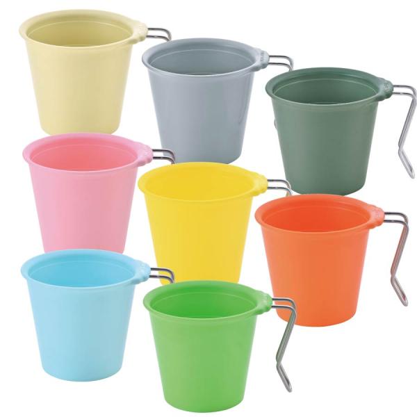 テーブルを楽しく彩るカラフルな樹脂製マグカップ軽量でスタッキング可能。カラ箸、カラカト、カラシェラとの組み合わせも楽しめる！※火にかけられません【特徴】・スタッキング可能・目盛り付き内側には100mlごとに線が入っているため、計量にも便利で...