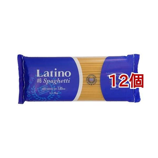 ラティーノ No.6 スパゲッティ1kg 太さ 1.65mm (標準) デュラム小麦100％使用(Latino)/麺類/ブランド：ラティーノ/( スパゲティ 乾麺 パスタ 大容量 )/【発売元、製造元、輸入元又は販売元】富永貿易/・単品JA...