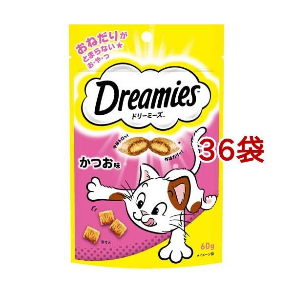 ドリーミーズ かつお味(スナック おやつ ペットフード 猫のおやつ 猫のスナック ねこのおやつ ねこのスナック アダルト 笹身 ササミ 鶏肉 チキン)/猫用品/ブランド：ドリーミーズ/【発売元、製造元、輸入元又は販売元】マースジャパンリミテ...