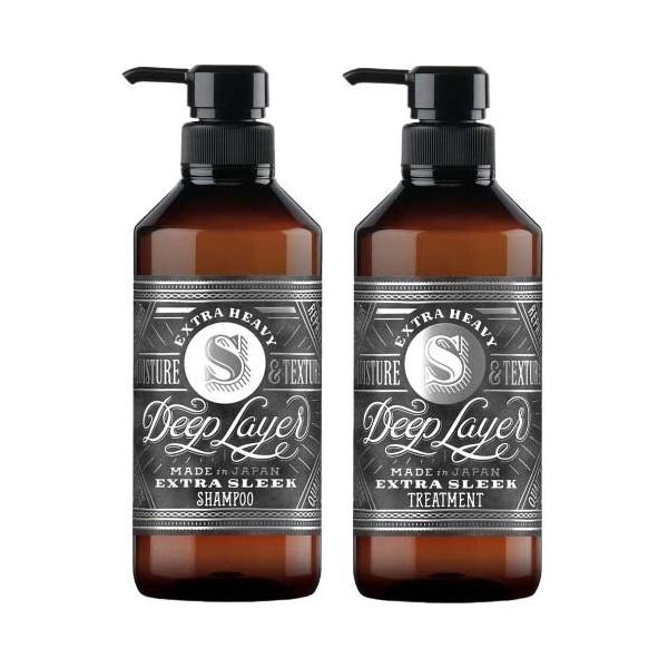 ディープレイヤー シャンプーExS(500ml)＆トリートメントExS(470g) セット/シャンプー/ブランド：Deep Layer(ディープレイヤー)/【発売元、製造元、輸入元又は販売元】b-ex(ビーエックス)/【ディープレイヤー シ...