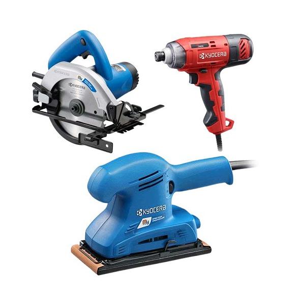 京セラ DIY初心者向けセット(家具組立て) 丸のこ+サンダー+インパクトドライバー/生活家電/【発売元、製造元、輸入元又は販売元】京セラインダストリアルツールズ/【京セラ DIY初心者向けセット(家具組立て) 丸のこ+サンダー+インパクト...