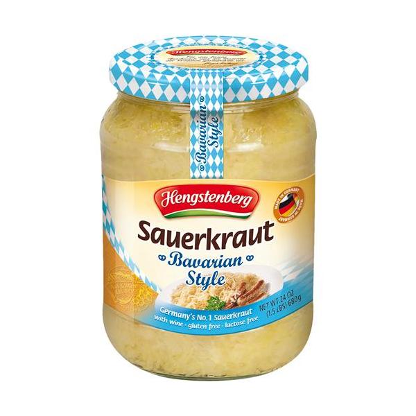 ヘングステンベルグ ザワークラウト(Hengstenberg)/缶詰類/ブランド：ヘングステンベルグ/【発売元、製造元、輸入元又は販売元】三菱食品/【ヘングステンベルグ ザワークラウトの商品詳細】●自然発酵させた白キャベツを白ワインに漬けた...