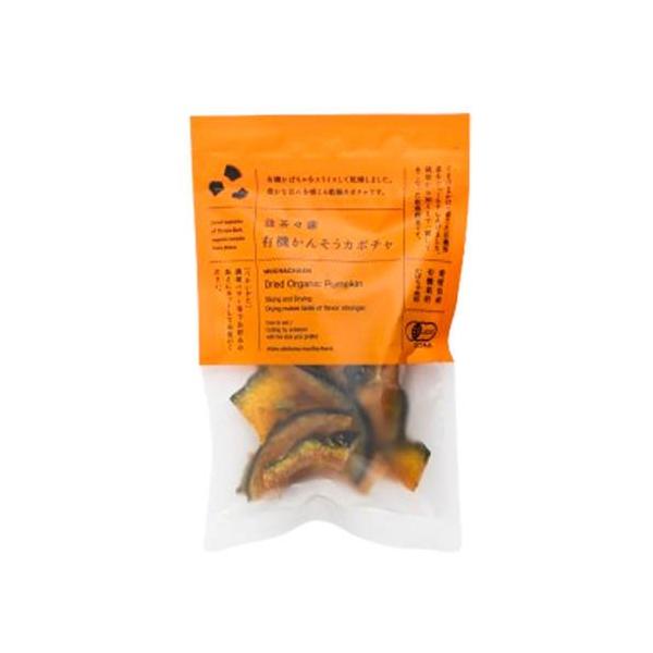 無茶々園の有機かんそうカボチャ/乾物・惣菜/ブランド：無茶々園/【発売元、製造元、輸入元又は販売元】地域法人無茶々園/【無茶々園の有機かんそうカボチャの商品詳細】●てまひまかけて育てた有機かぼちゃをスライスしてじっくり干しあげました。●栽培...
