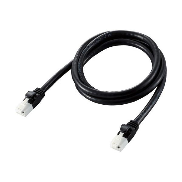 エレコム LANケーブル Cat6A ツメが折れない 1m ブラック LD-GPAT／BK10/情報家電/ブランド：エレコム(ELECOM)/【発売元、製造元、輸入元又は販売元】エレコム/【エレコム LANケーブル Cat6A ツメが折れな...