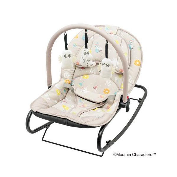 ムーミンベビーバウンサー/雑貨/【発売元、製造元、輸入元又は販売元】永和/【ムーミンベビーバウンサーの商品詳細】●ムーミン柄のクッションがかわいいバウンサーです。●お遊び・お昼寝・お食事さまざまなシーンで使用できます。●おもちゃバーは角度調...
