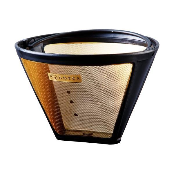 コレス ゴールドフィルター (2-8cups) C286BK/食器・カトラリー/ブランド：コレス(cores)/【発売元、製造元、輸入元又は販売元】大石アンドアソシエイツ/【コレス ゴールドフィルター (2-8cups) C286BKの商品...