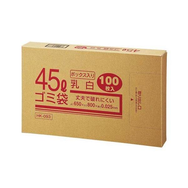 業務用 乳白ゴミ袋 45L 箱入 HK-093/キッチン用品/ブランド：クラフトマン/【発売元、製造元、輸入元又は販売元】クラフトマン/【業務用 乳白ゴミ袋 45L 箱入 HK-093の商品詳細】●45リットルの大容量ゴミ袋！丈夫で破れにく...