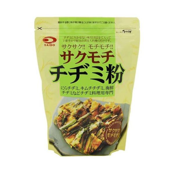 チヂミ粉/粉類/( チヂミ 粉 韓国 サクサク もっちり )/【発売元、製造元、輸入元又は販売元】大同/【チヂミ粉の商品詳細】●本場韓国のチヂミ粉。サクサク食感とモチモチ食感が味わえます。●チヂミに必要な味付けは全て入っていますので、お好み...