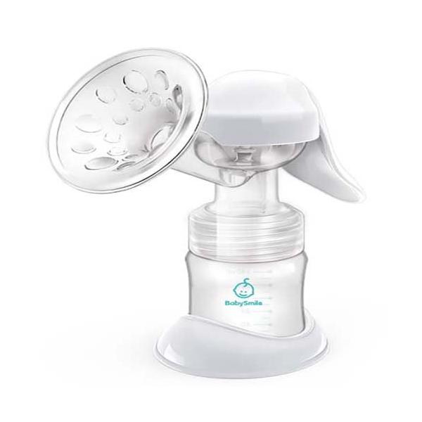 手動さく乳器 E-402/哺乳びん/ブランド：ベビースマイル(Baby Smile)/【発売元、製造元、輸入元又は販売元】シースター/【手動さく乳器 E-402の商品詳細】●手動ながらパワフルな吸引力を実現し、ハンドル操作で吸引の強さやペー...