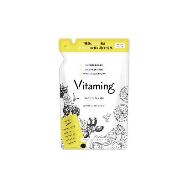 バイタミング リフレッシング ボディソープ 詰替え/ボディソープ/ブランド：Vitaming/【発売元、製造元、輸入元又は販売元】LIFELONG/【バイタミング リフレッシング ボディソープ 詰替えの商品詳細】●7種のビタミン成分による潤...