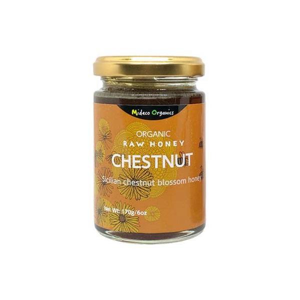 栗ブロッサム・ローハニー/ダイエット食品/ブランド：Mideco Organics/【発売元、製造元、輸入元又は販売元】ミデコグループ/【栗ブロッサム・ローハニーの商品詳細】●非加熱を徹底した、天然の生はちみつです。/cate05013