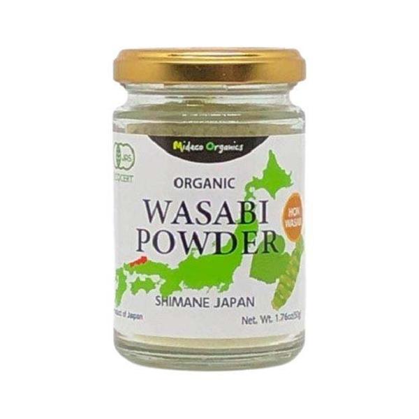 有機本ワサビパウダー/有機(JAS)・オーガニック/ブランド：Mideco Organics/【発売元、製造元、輸入元又は販売元】ミデコグループ/【有機本ワサビパウダーの商品詳細】●様々な料理に便利な、わさびパウダーです。/cate45783