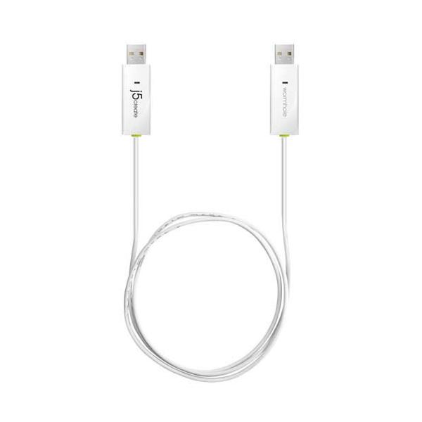 Wormhole Switchリンクケーブル Windows専用USB2.0転送速度 1.8m JUC100/情報家電/ブランド：j5create(ジェイファイブクリエイト)/【発売元、製造元、輸入元又は販売元】j5create/【Worm...