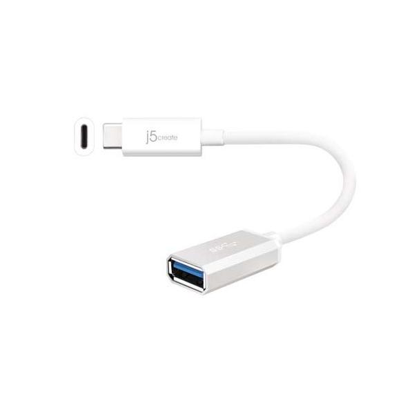 USB3.1 Type-C to Type-A 変換ケーブル 10cm JUCX05J/情報家電/ブランド：j5create(ジェイファイブクリエイト)/【発売元、製造元、輸入元又は販売元】j5create/【USB3.1 Type-C t...