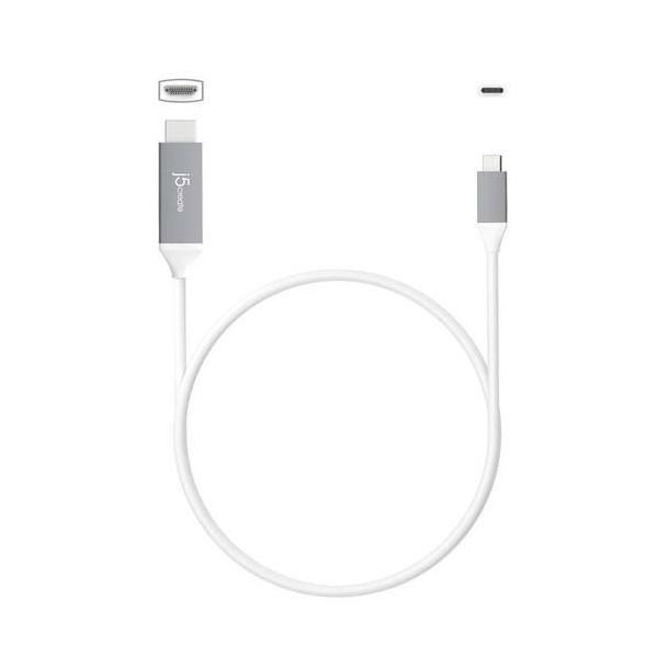 Type-C to 4K HDMI Cable 1.8M JCC153G/情報家電/ブランド：j5create(ジェイファイブクリエイト)/【発売元、製造元、輸入元又は販売元】j5create/【Type-C to 4K HDMI Cabl...