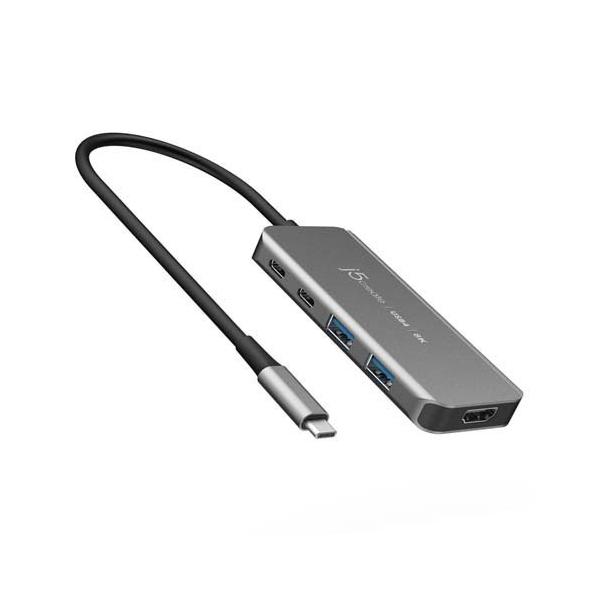 USB4 8K60 6in1 スリムマルチハブ JCH453/情報家電/ブランド：j5create(ジェイファイブクリエイト)/【発売元、製造元、輸入元又は販売元】j5create/【USB4 8K60 6in1 スリムマルチハブ JCH4...