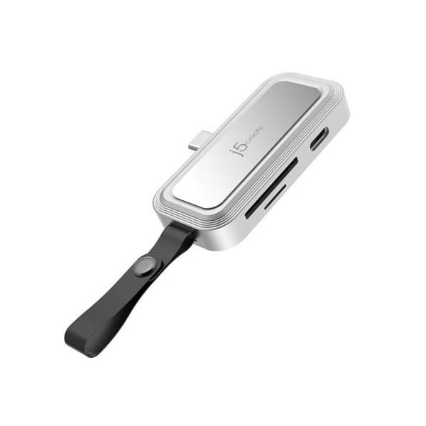 直付USB-C to microSD／SD／PD充電カードリーダー JCHSD34W/携帯電話・スマートフォン周辺機器/ブランド：j5create(ジェイファイブクリエイト)/【発売元、製造元、輸入元又は販売元】j5create/【直付US...
