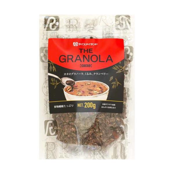 ザ グラノーラ カカオ/インスタント食品/ブランド：ライスアイランド/【発売元、製造元、輸入元又は販売元】ライスアイランド/【ザ グラノーラ カカオの商品詳細】●オーツ麦をメインにしっかり焼き上げた本格派のグラノーラ。●ブラウンシュガーやコ...