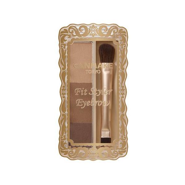 キャンメイク フィットスタイラーアイブロウ 02/メイクアップ/ブランド：キャンメイク(CANMAKE)/【発売元、製造元、輸入元又は販売元】井田ラボラトリーズ/【キャンメイク フィットスタイラーアイブロウ 02の商品詳細】●濃淡3色のパウ...