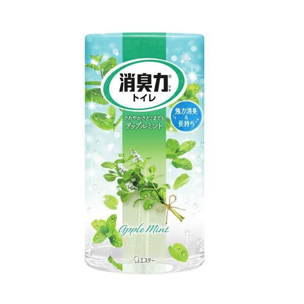 トイレの消臭力 消臭芳香剤 トイレ用 アップルミントの香り(0.4L)/消臭剤・芳香剤/ブランド：消臭力/【発売元、製造元、輸入元又は販売元】エステー株式会社/【トイレの消臭力 消臭芳香剤 トイレ用 アップルミントの香りの商品詳細】●天然消...