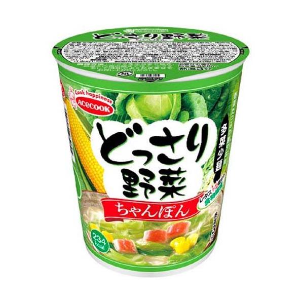 どっさり野菜 ちゃんぽん/インスタント食品/【発売元、製造元、輸入元又は販売元】エースコック/【どっさり野菜 ちゃんぽんの商品詳細】●具材とめんのバランスを見直しカップめんの美味しさを提案した「どっさり野菜」シリーズ。●弾力のあるちゃんぽん...