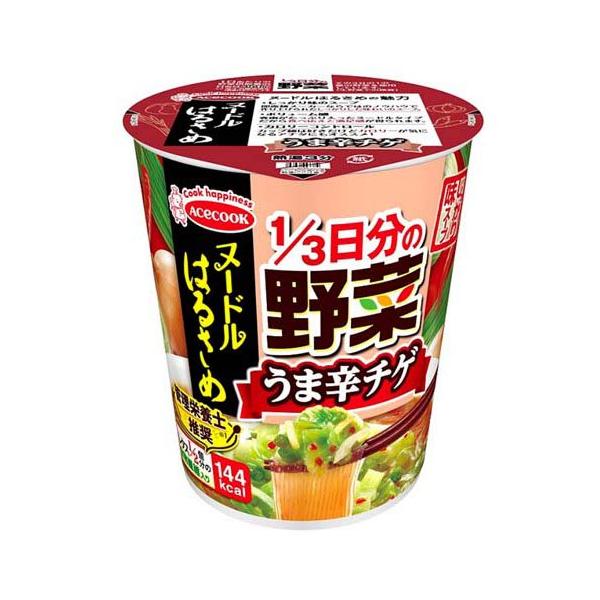 ヌードルはるさめ 1／3日分の野菜 うま辛チゲ/麺類/ブランド：ヌードルはるさめ/( 即席 はるさめ 食物繊維 野菜 チゲ )/【発売元、製造元、輸入元又は販売元】エースコック/【ヌードルはるさめ 1／3日分の野菜 うま辛チゲの商品詳細】●...