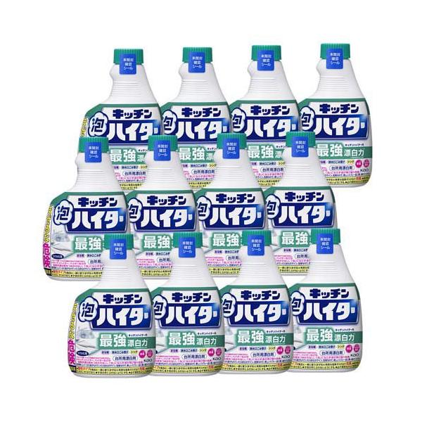 キッチン泡ハイター つけかえ用 梱販売用/キッチン用洗剤/ブランド：ハイター/【発売元、製造元、輸入元又は販売元】花王/【キッチン泡ハイター つけかえ用 梱販売用の商品詳細】●キッチンハイター内最強漂白力*1●除菌*2●ウイルス除去*2*1...