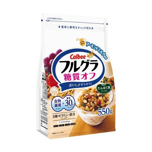フルグラ 糖質オフ/インスタント食品/【発売元、製造元、輸入元又は販売元】カルビー/【フルグラ 糖質オフの商品詳細】●フルグラのおいしさはそのままに、フルグラ対比 糖質30％オフ！アーモンドやアーモンドミルクの味わいで、フルグラの飽きのこな...