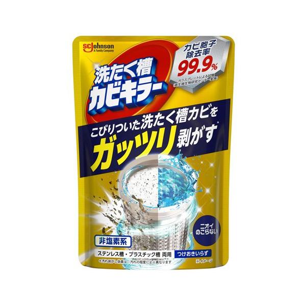 ガッツリ剥がす洗たく槽カビキラー/洗濯用品/ブランド：カビキラー/【発売元、製造元、輸入元又は販売元】ジョンソン/【ガッツリ剥がす洗たく槽カビキラーの商品詳細】●洗濯槽裏の主な汚れの洗剤カス、ヌメリ、雑菌などが複雑にからみあった洗濯槽カビを...