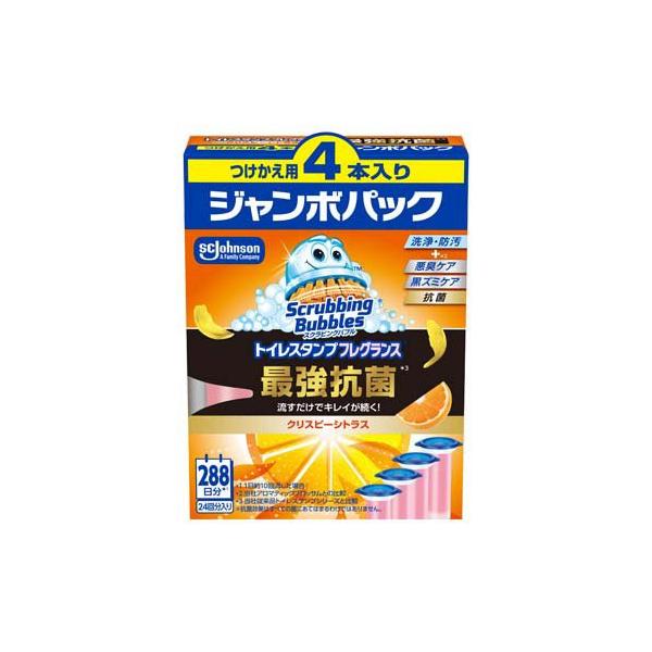 スクラビングバブルトイレスタンプフレグランス最強抗菌クリスピーシトラス 付け替え/トイレ掃除用品/ブランド：スクラビングバブル/【発売元、製造元、輸入元又は販売元】ジョンソン/【スクラビングバブルトイレスタンプフレグランス最強抗菌クリスピー...