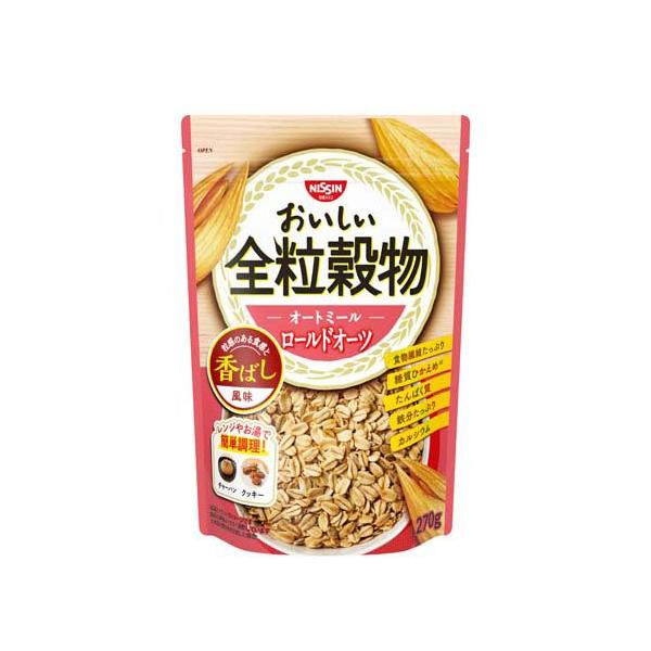 おいしい全粒穀物 オートミールロールドオーツ/インスタント食品/ブランド：日清シスコ/【発売元、製造元、輸入元又は販売元】日清シスコ/【おいしい全粒穀物 オートミールロールドオーツの商品詳細】●全粒穀物であるオーツ麦を使用。●オートミールプ...