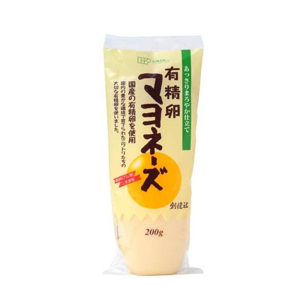 有精卵マヨネーズ/調味料/【発売元、製造元、輸入元又は販売元】創健社/【有精卵マヨネーズの商品詳細】●国内の豊かな環境で育てられたニワトリたちの大切な有精卵を使ったあっさりまろやか風味のマヨネーズ。/cate45640