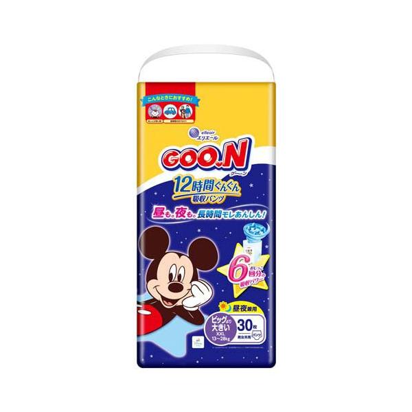 グーン 12時間ぐんぐん吸収パンツ BIGより大きいサイズ 男女共用 ディズニー/おむつ/ブランド：グーン(GOO.N)/【発売元、製造元、輸入元又は販売元】大王製紙/【グーン 12時間ぐんぐん吸収パンツ BIGより大きいサイズ 男女共用 ...
